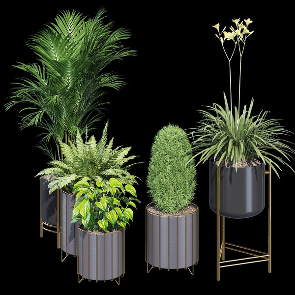 Flower garden 3D - TurboSquid 1654346