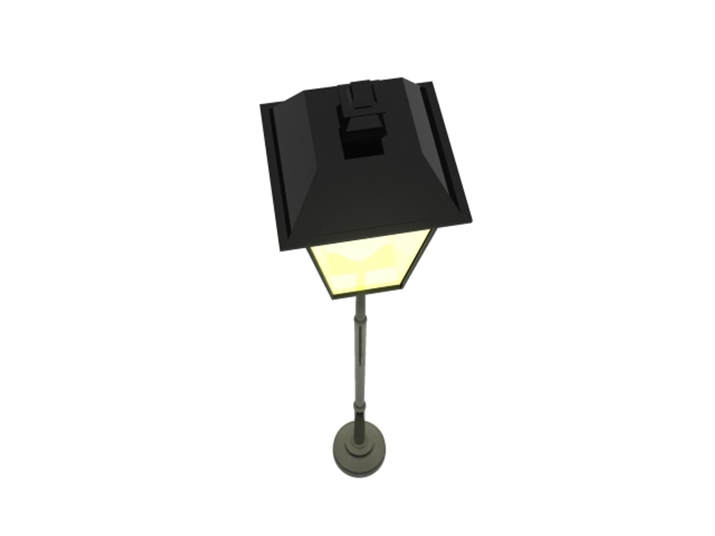 Light Post 3d Model