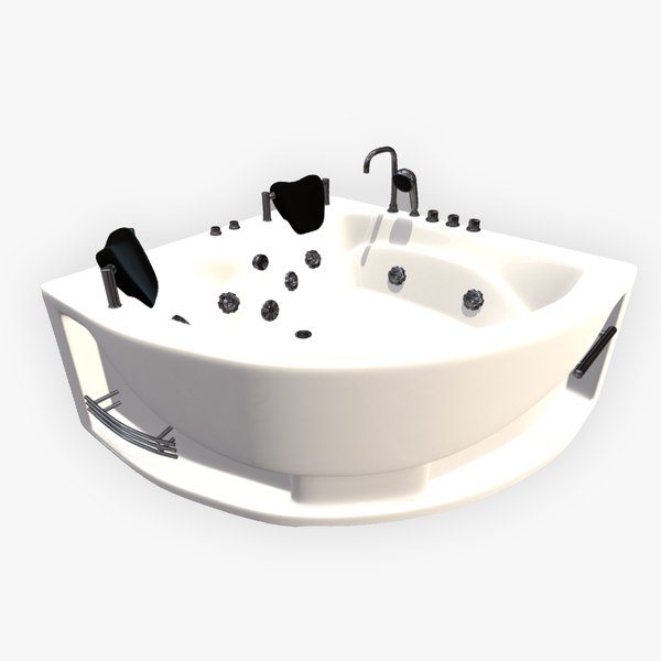 modelo 3d whirlpool tub jacuzzi - TurboSquid 2086387