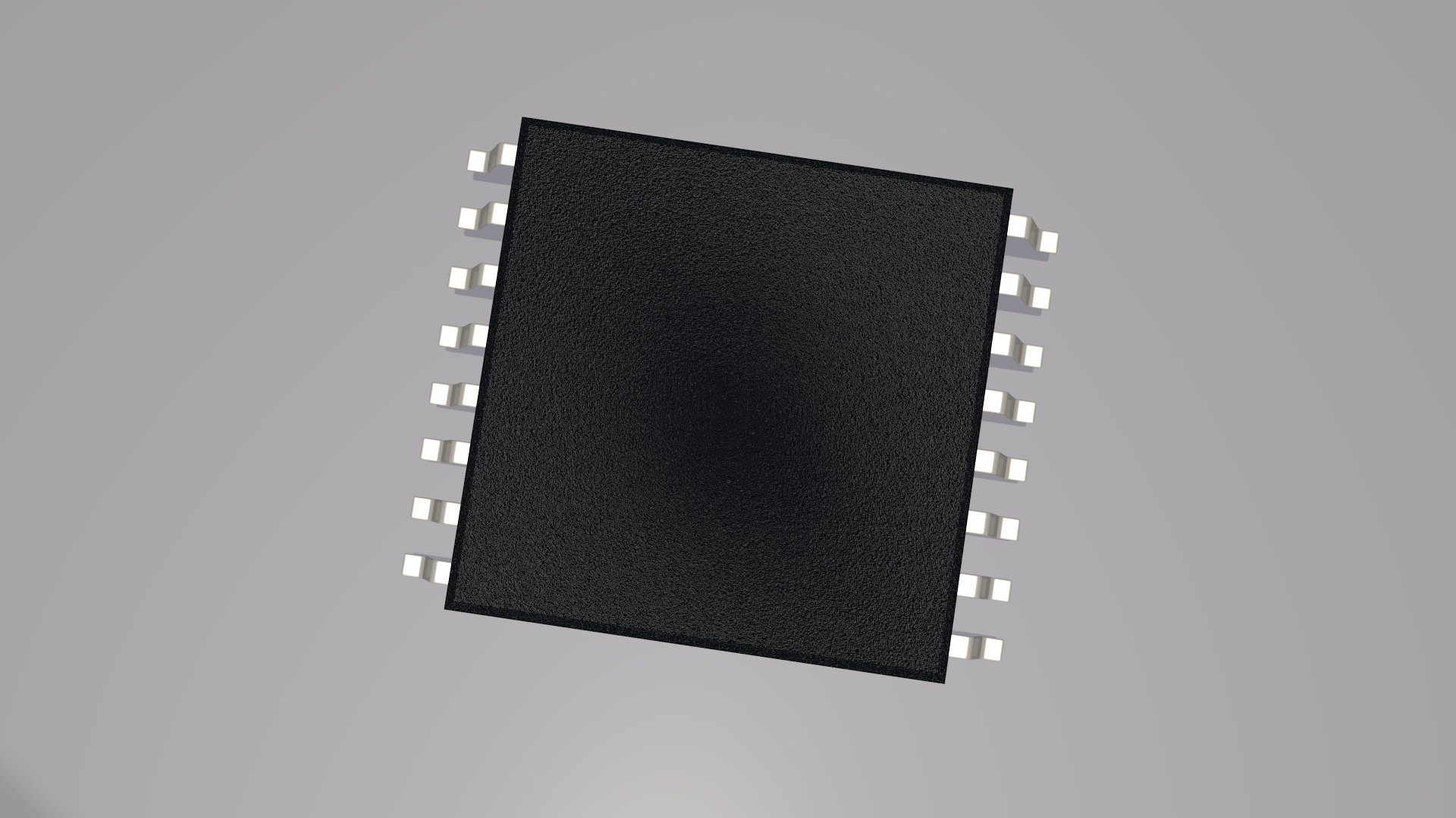 Free Chip Microchip Ic 3d Model