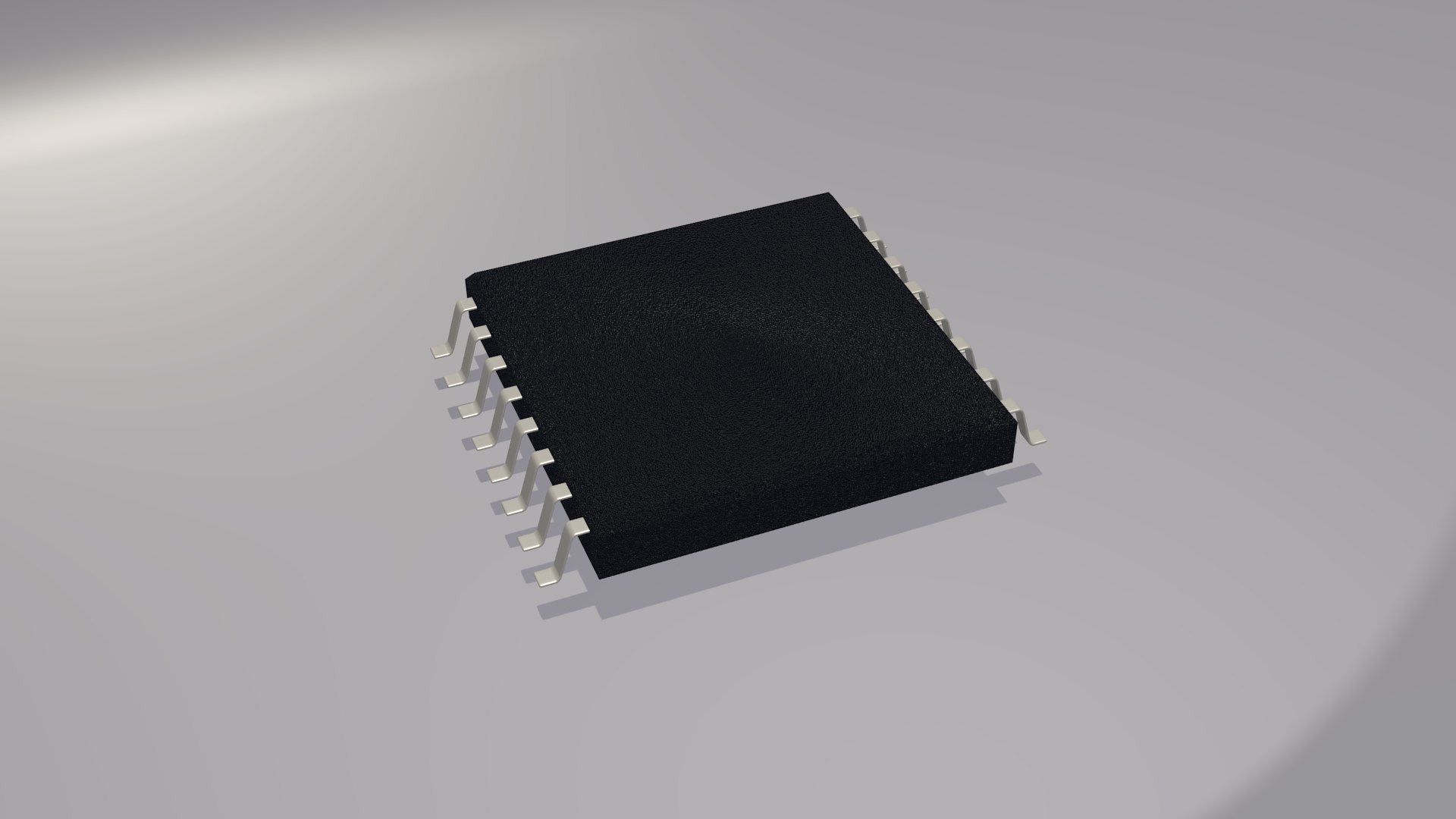 Free Chip Microchip Ic 3d Model