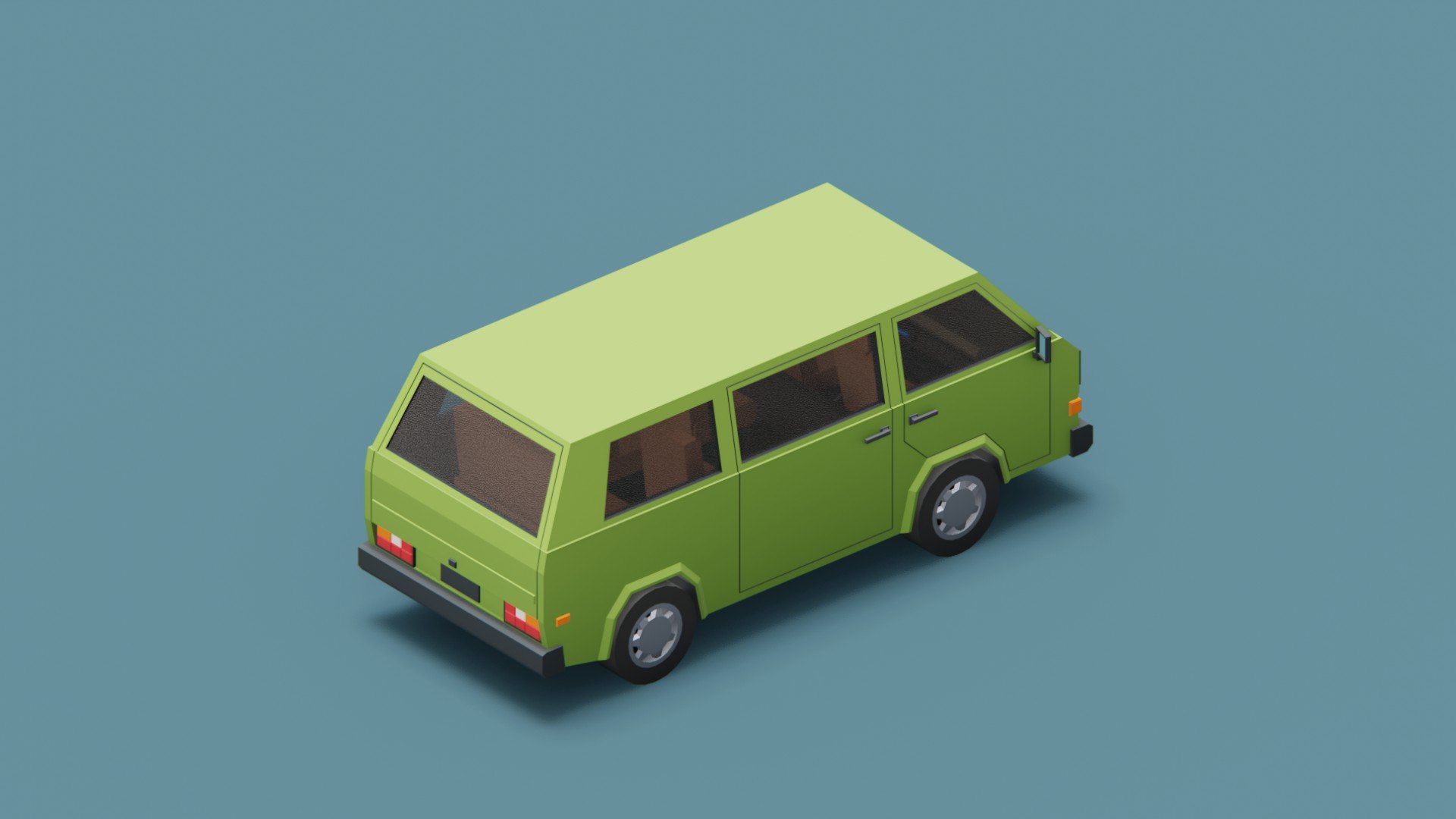 Stylized Cartoon Europe Van Game Asset 3D - TurboSquid 2298589