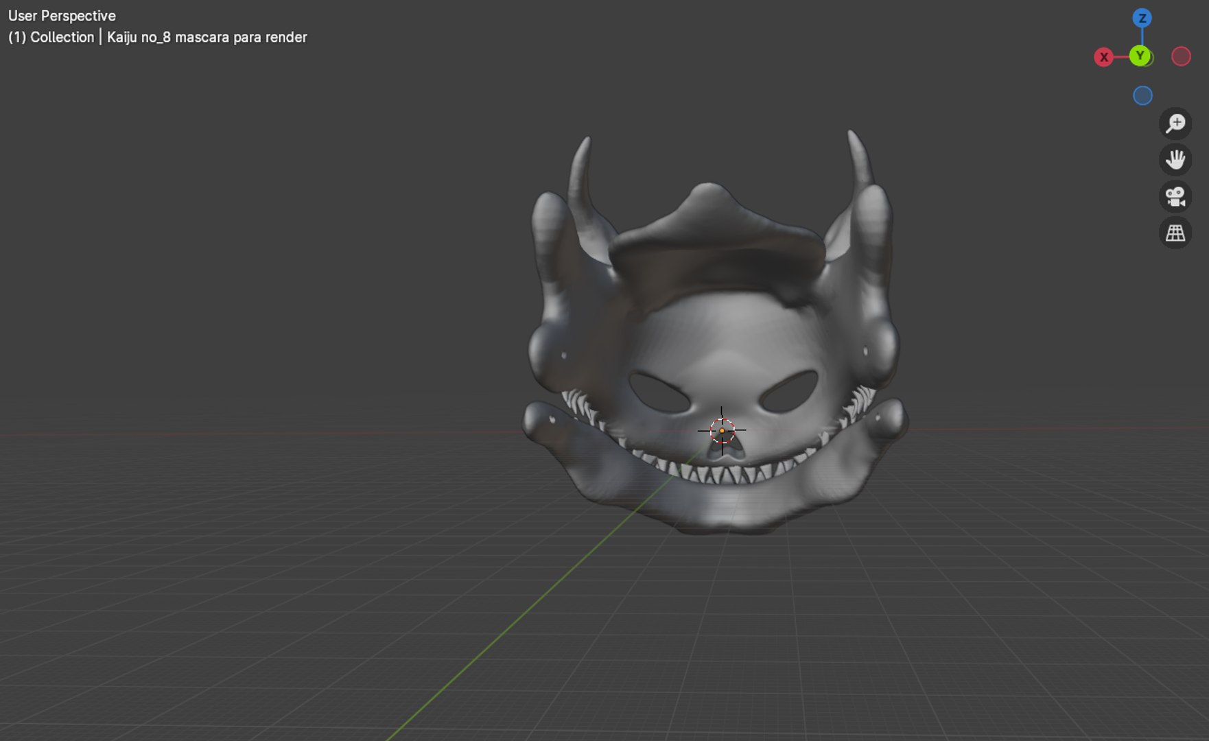 Kaiju No 8 Mask 3D - TurboSquid 2260131