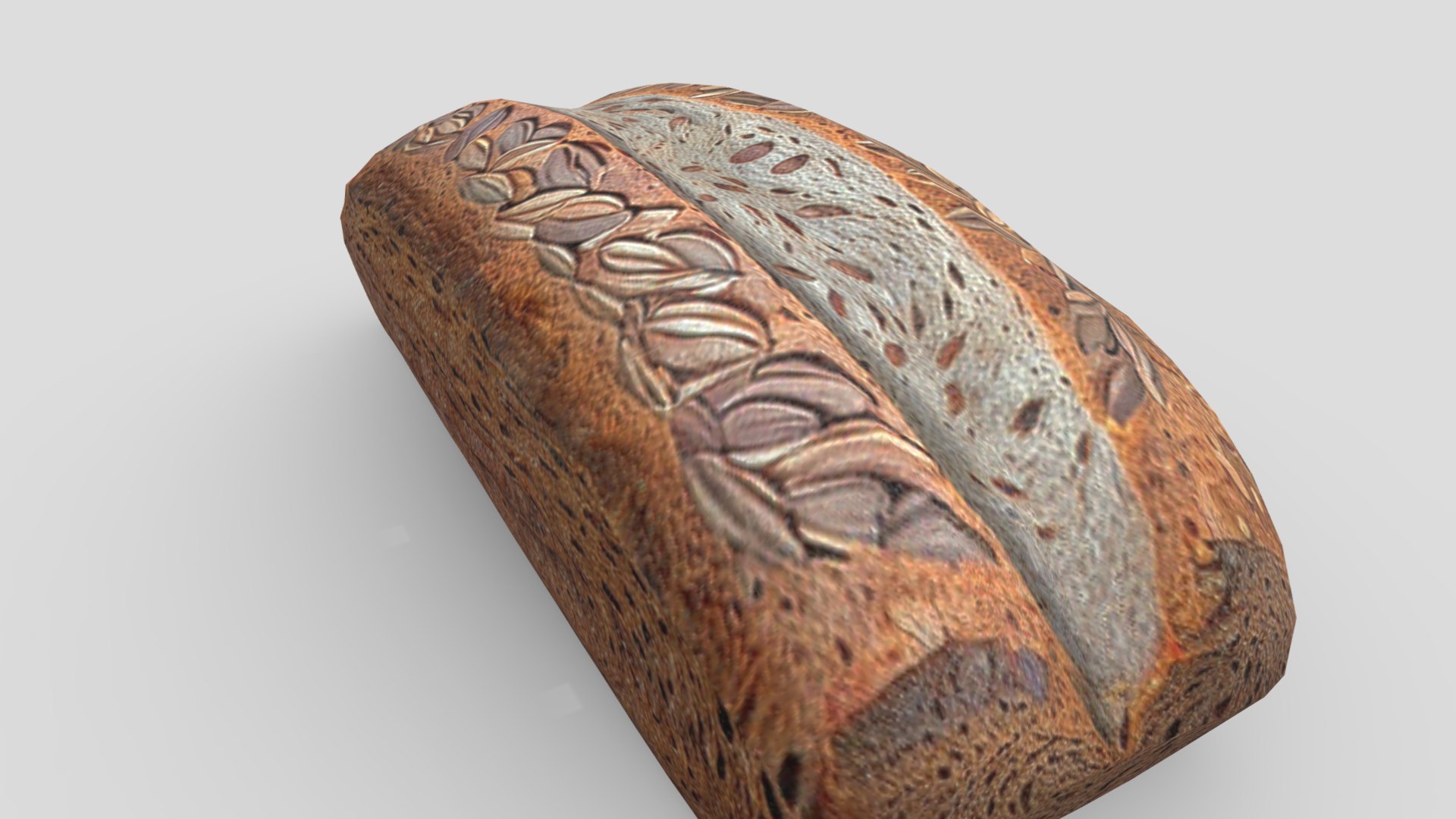 Free CC0 - Multi Grain Bread 3D Model - TurboSquid 2214388