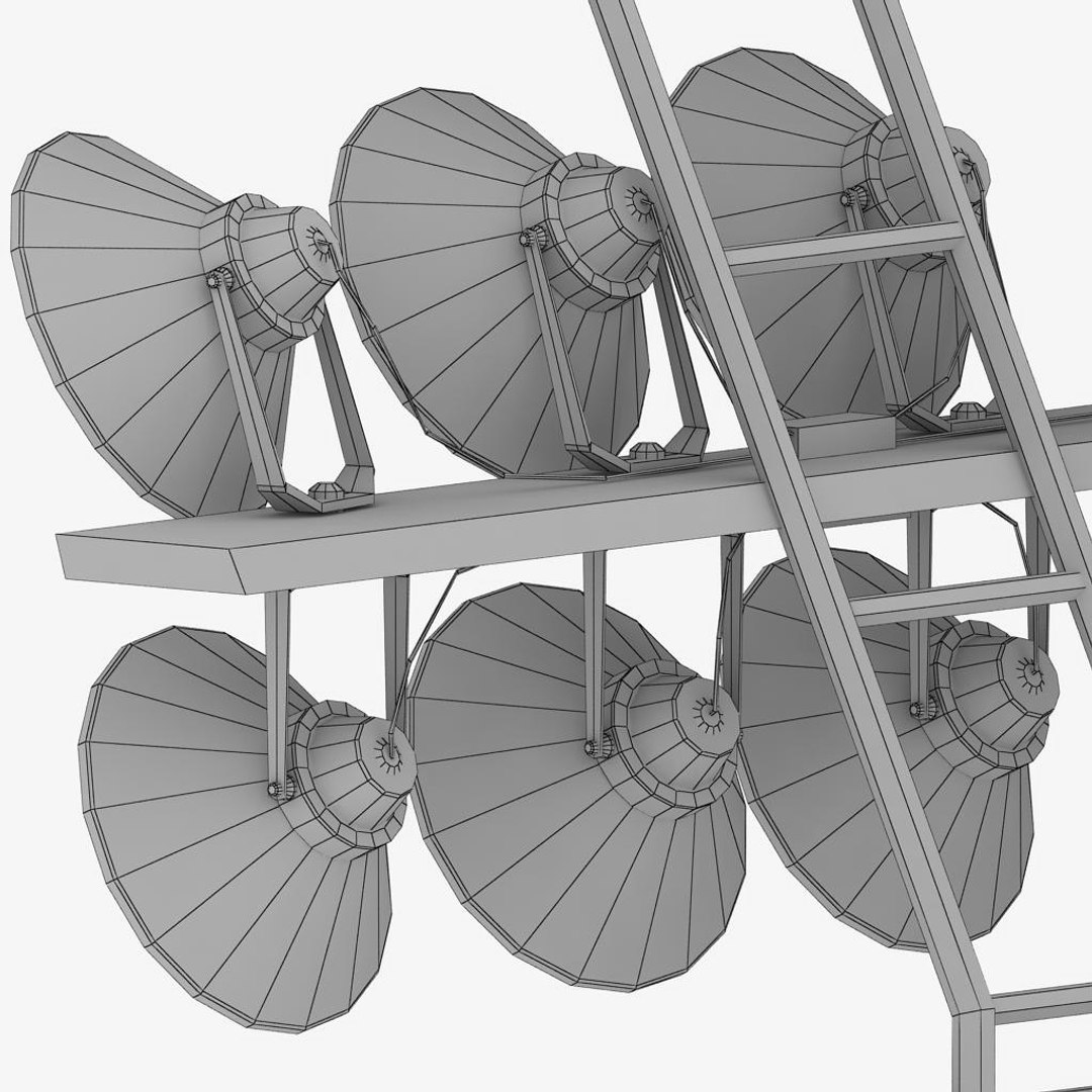 3d model pack stadium lights lux