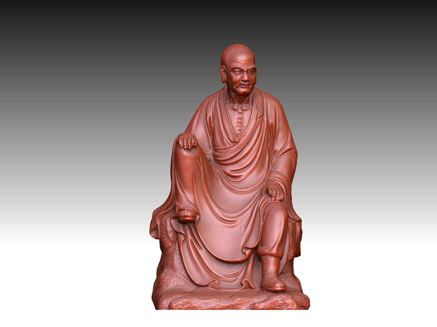 3D Model Of 18 Arhat Buddha Statues 3D Print Model 3D Model ...