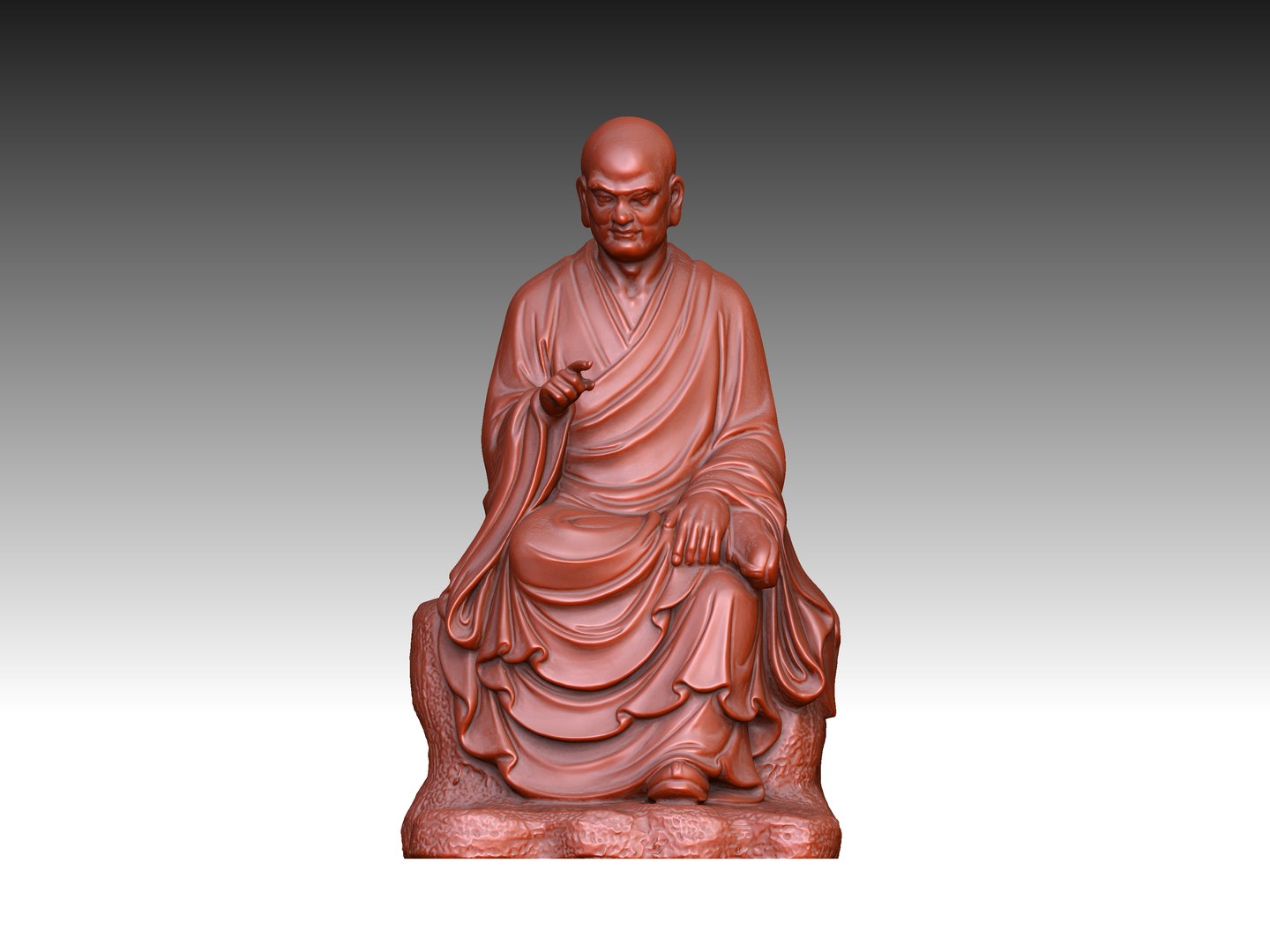 3D Model Of 18 Arhat Buddha Statues 3D Print Model 3D Model ...
