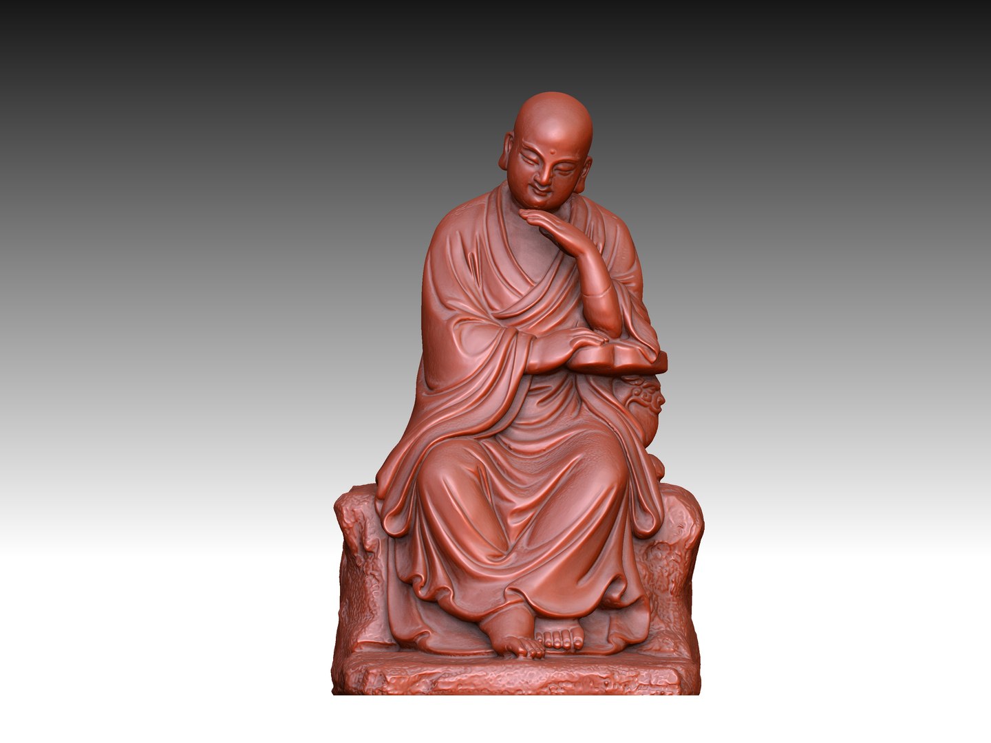 3D Model Of 18 Arhat Buddha Statues 3D Print Model 3D Model ...