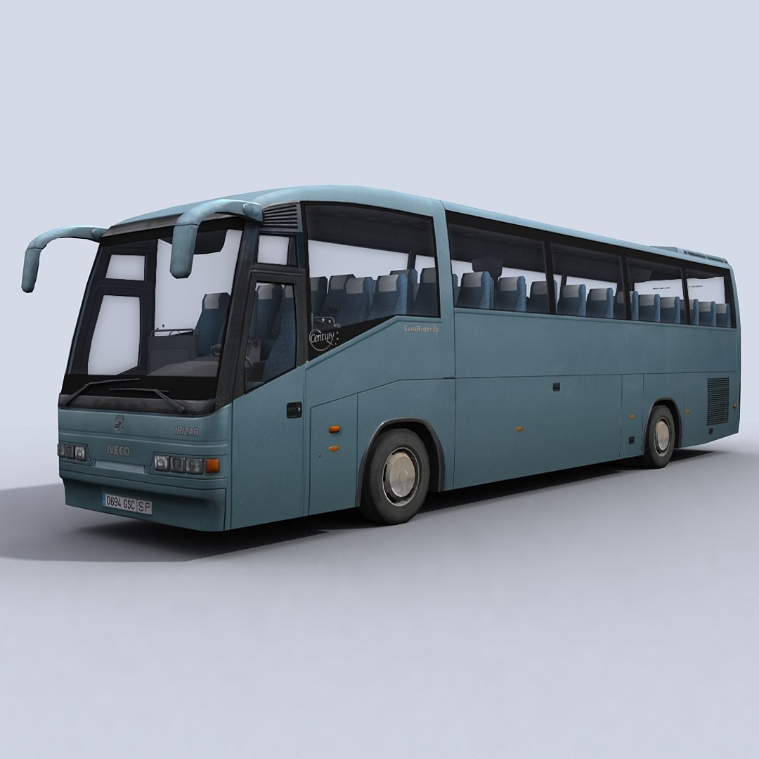 Coach Vehicle 3d Model