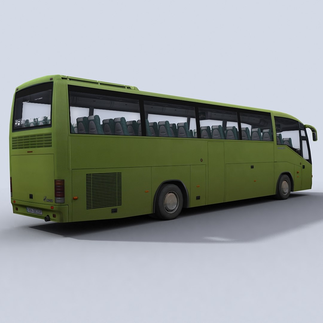 Coach Vehicle 3d Model