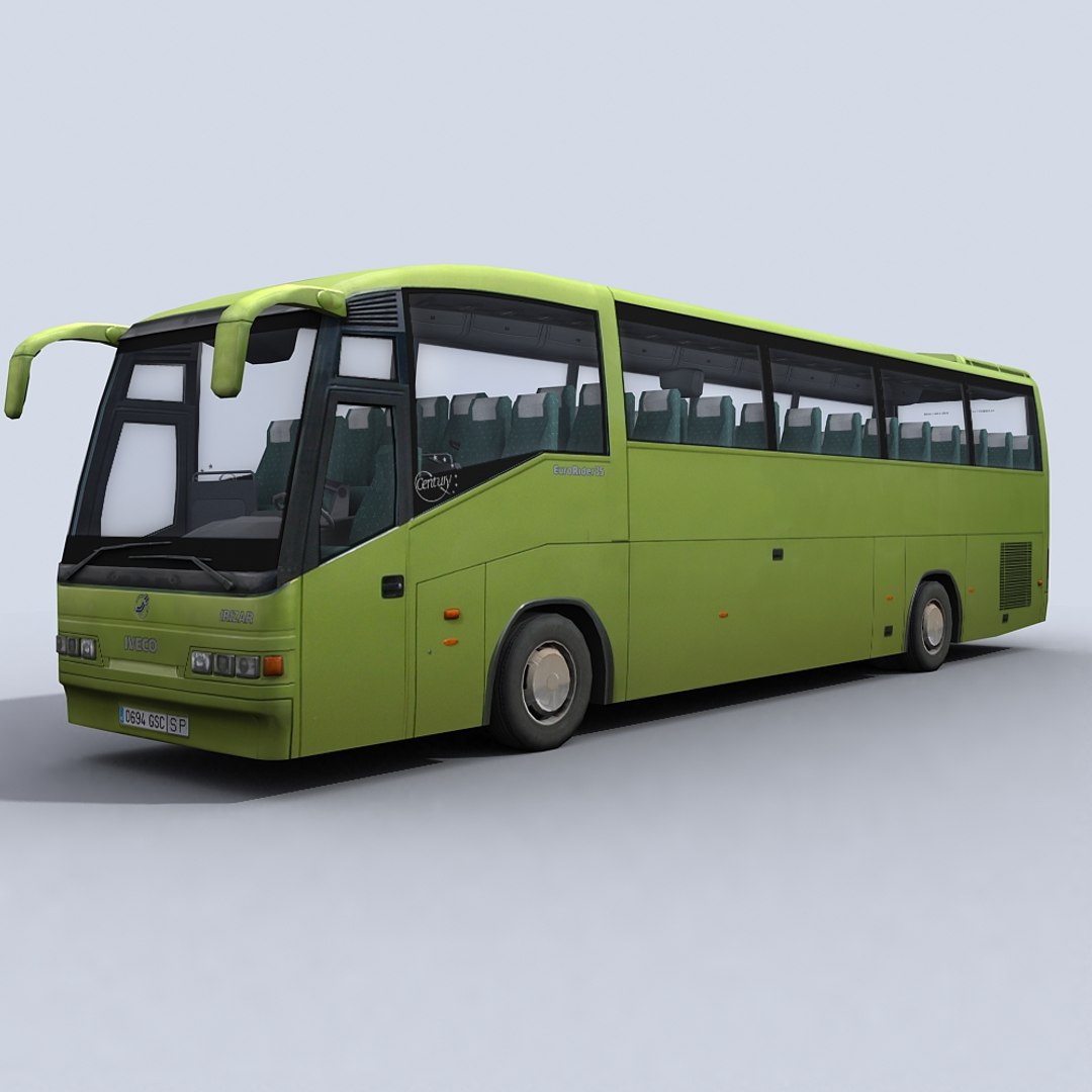 Coach Vehicle 3d Model