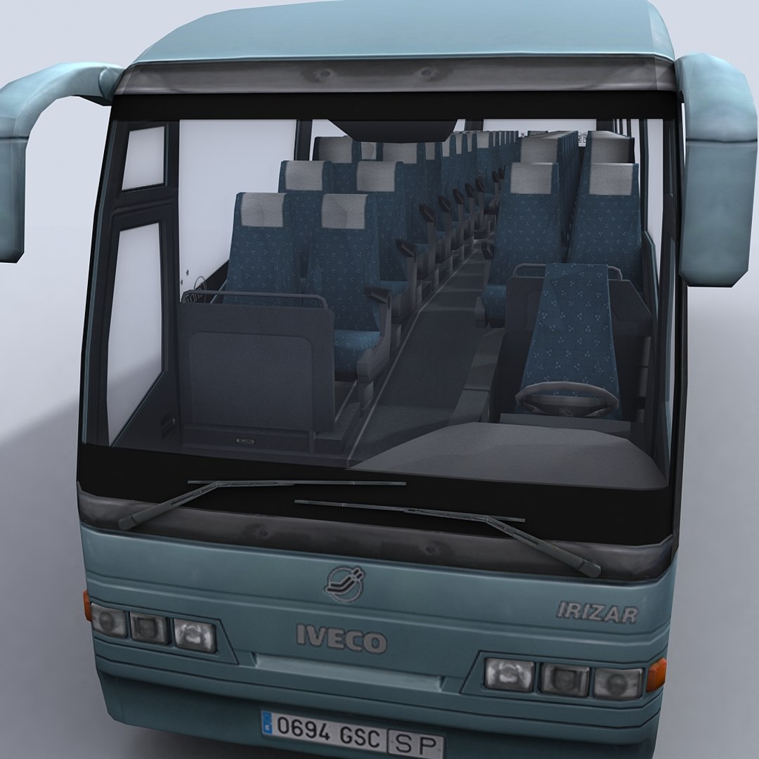 Coach Vehicle 3d Model