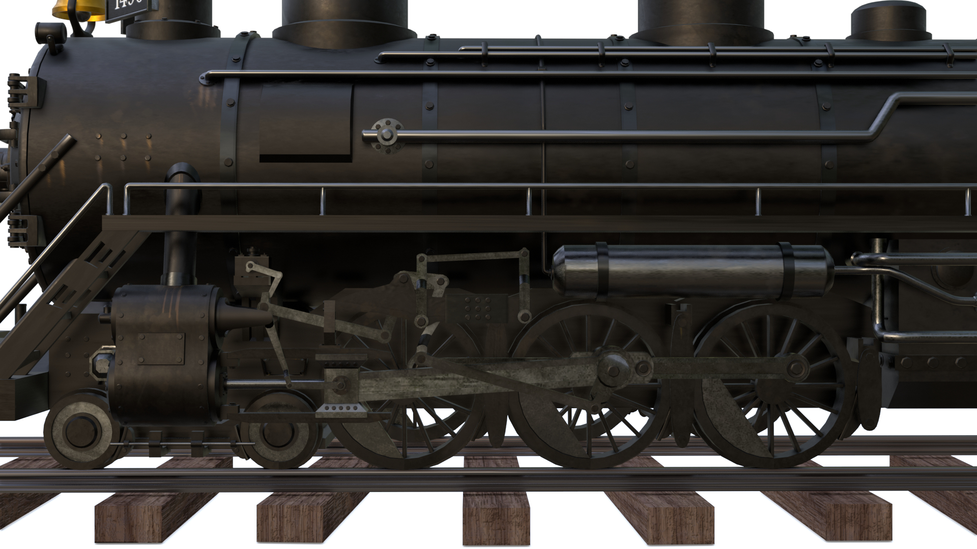Steam Train 3D Model - TurboSquid 2061486