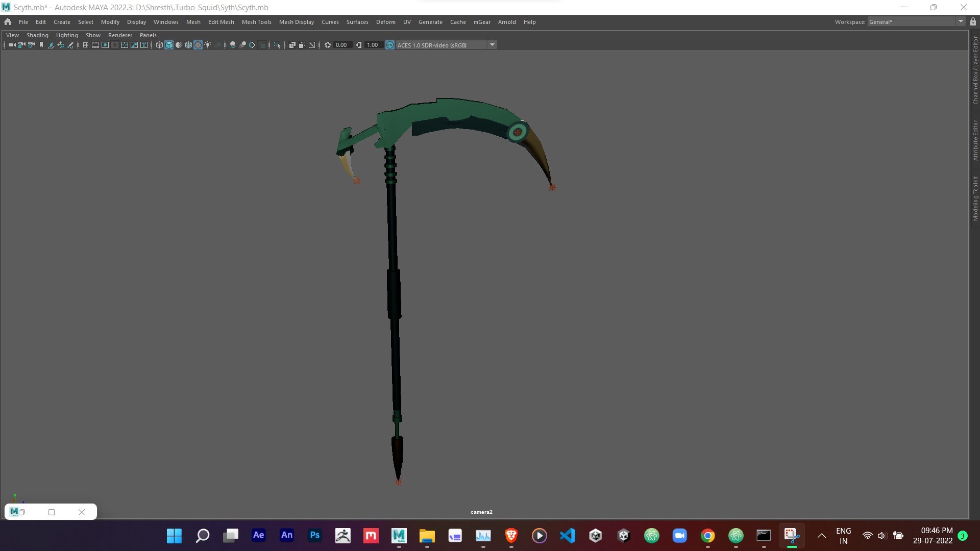 Scythe 3D Model - TurboSquid 1935134