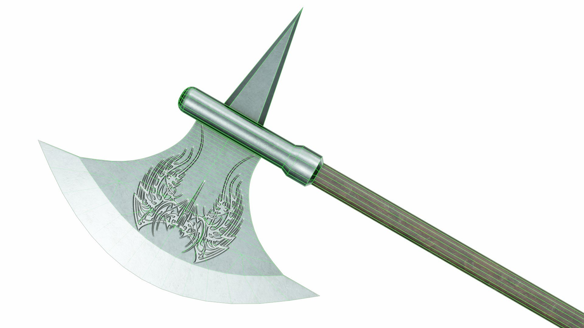 3D Model Halberd 02 - TurboSquid 2090177