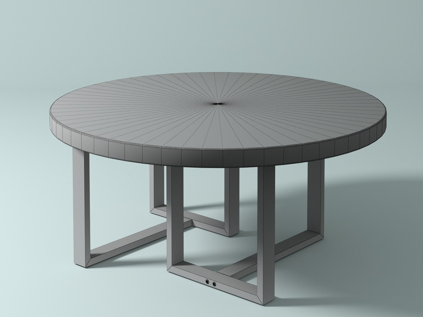 Yin-yang Table 3d Max