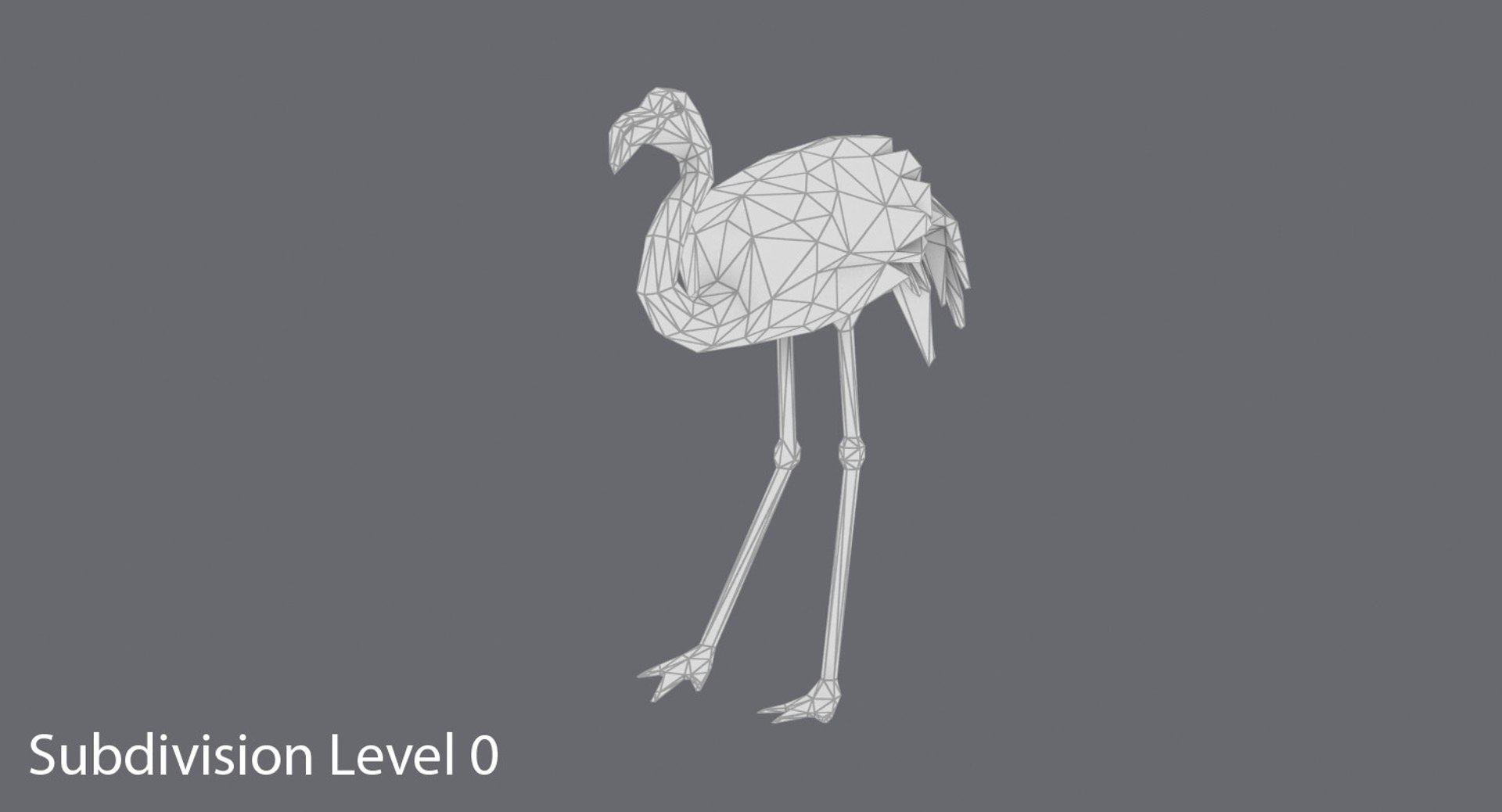 3D Flamingo---creeping - TurboSquid 1216399