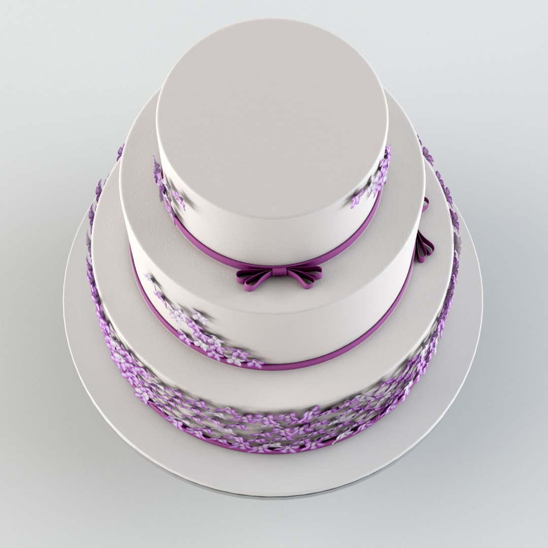 3d model wedding cake