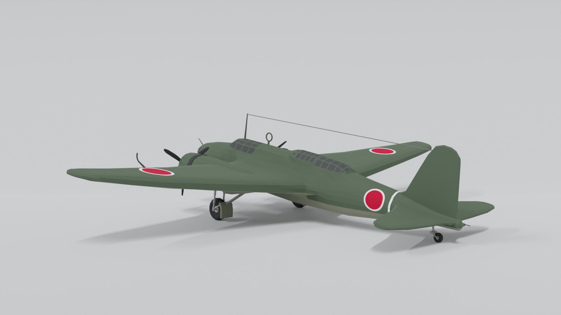 3D Mitsubishi Ki-21 Sally Wwii Model - TurboSquid 1661473