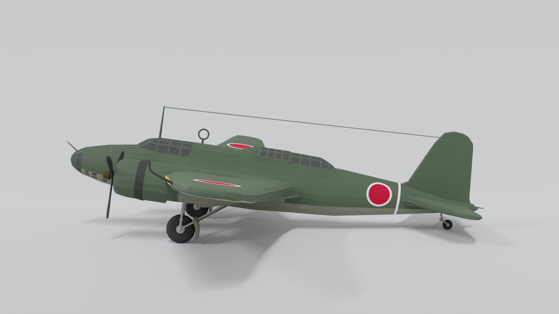 3D Mitsubishi Ki-21 Sally Wwii Model - TurboSquid 1661473
