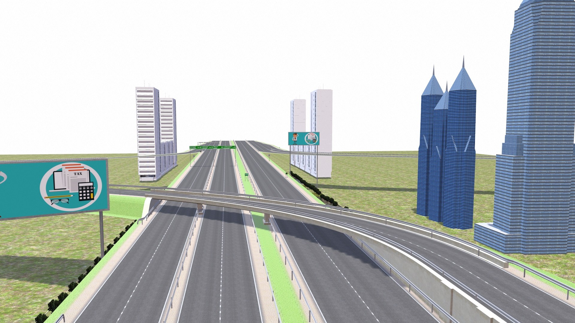 3D Streets And Highways Construction Model - TurboSquid 2392428