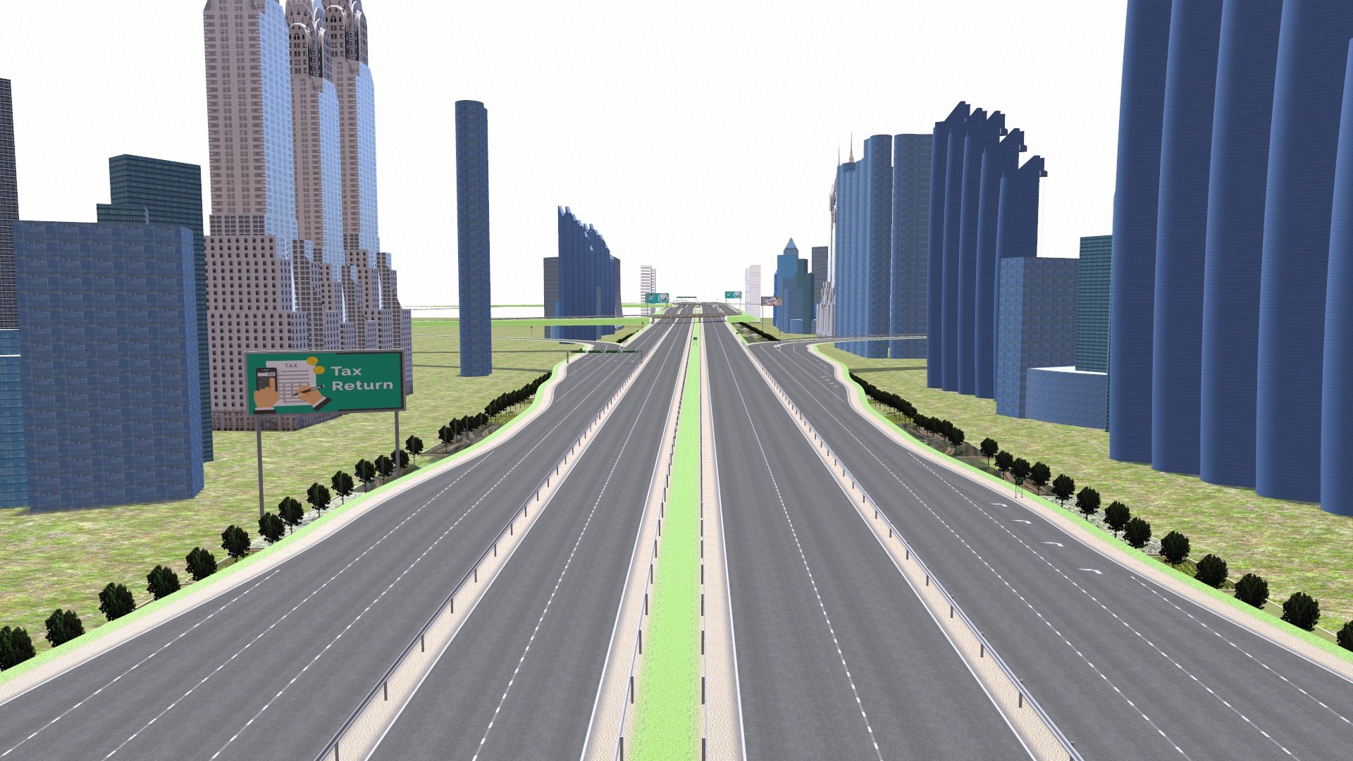 3D Streets And Highways Construction Model - TurboSquid 2392428