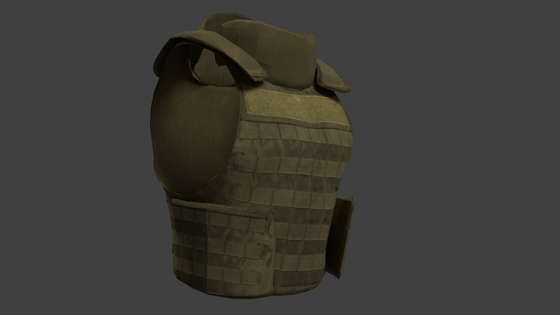 3D tactical bulletproof vest model - TurboSquid 1339627