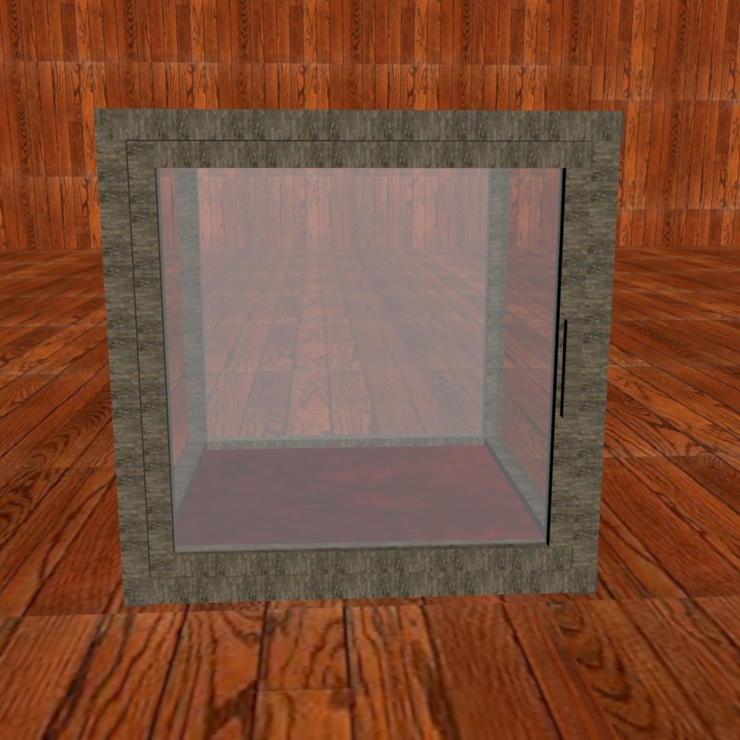 3d Wooden Exhibition Box