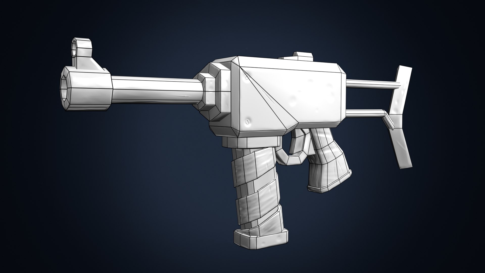 Stylized Gun 3D Model - TurboSquid 1550549