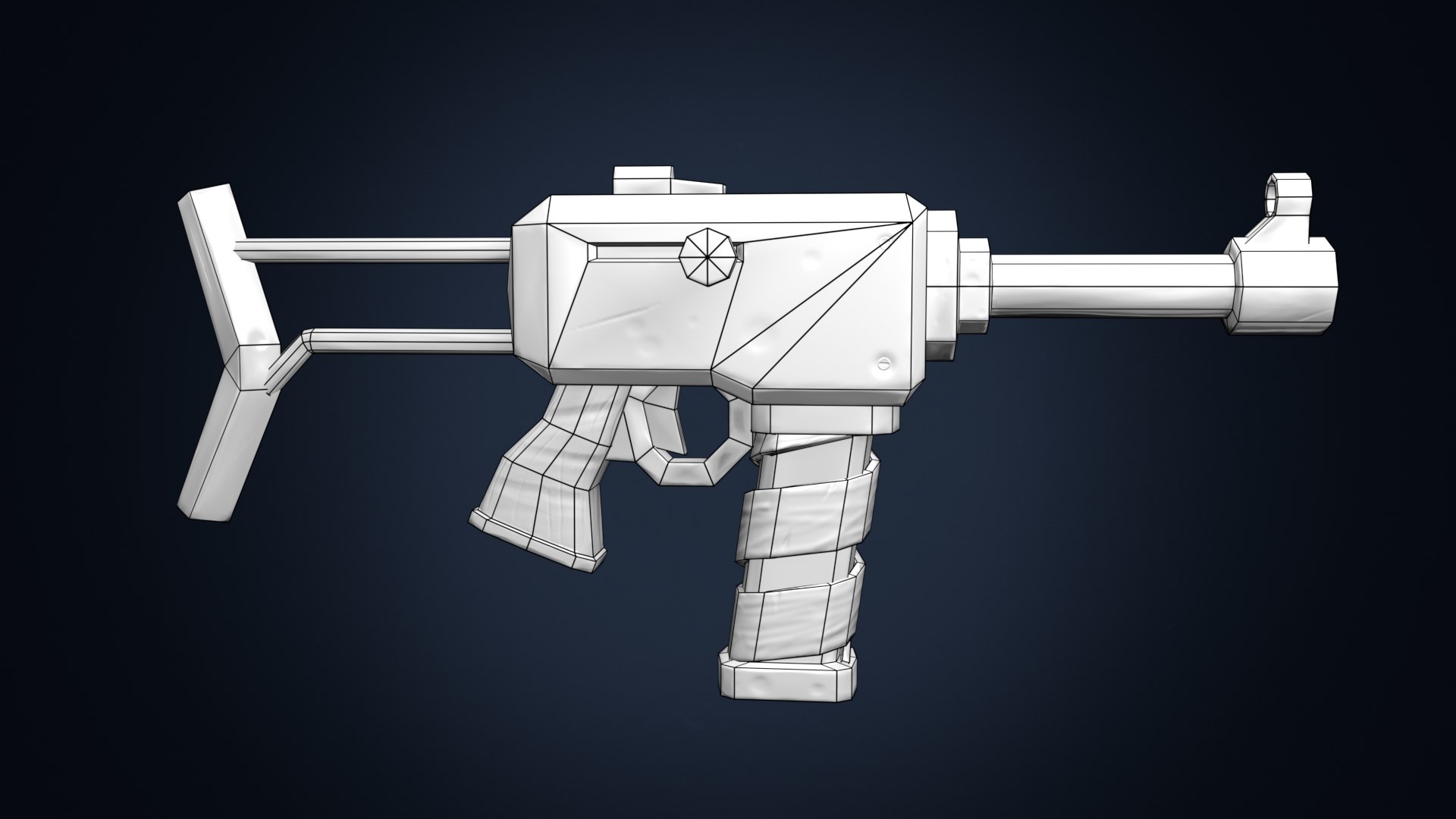 Stylized Gun 3D Model - TurboSquid 1550549