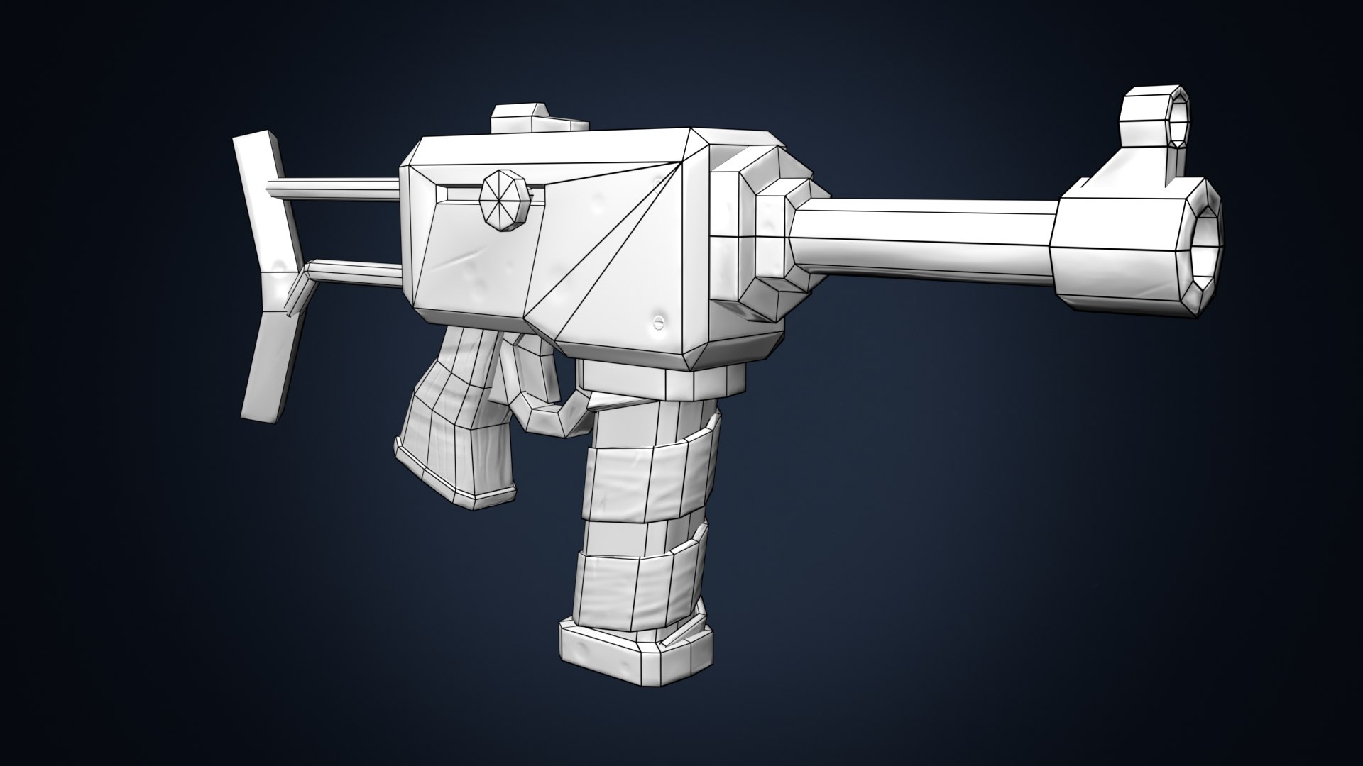 Stylized Gun 3D Model - TurboSquid 1550549