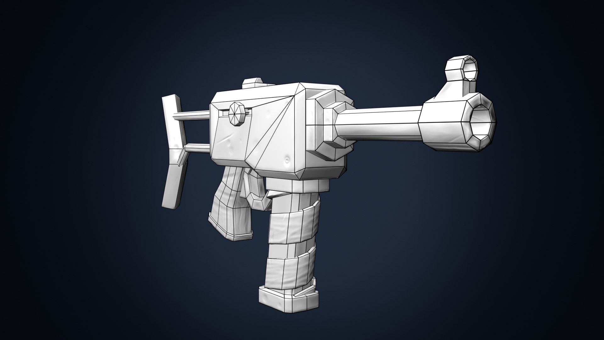 Stylized Gun 3D Model - TurboSquid 1550549