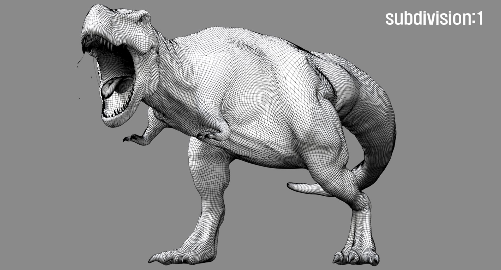 3D v-ray rigged rex - TurboSquid 1408312