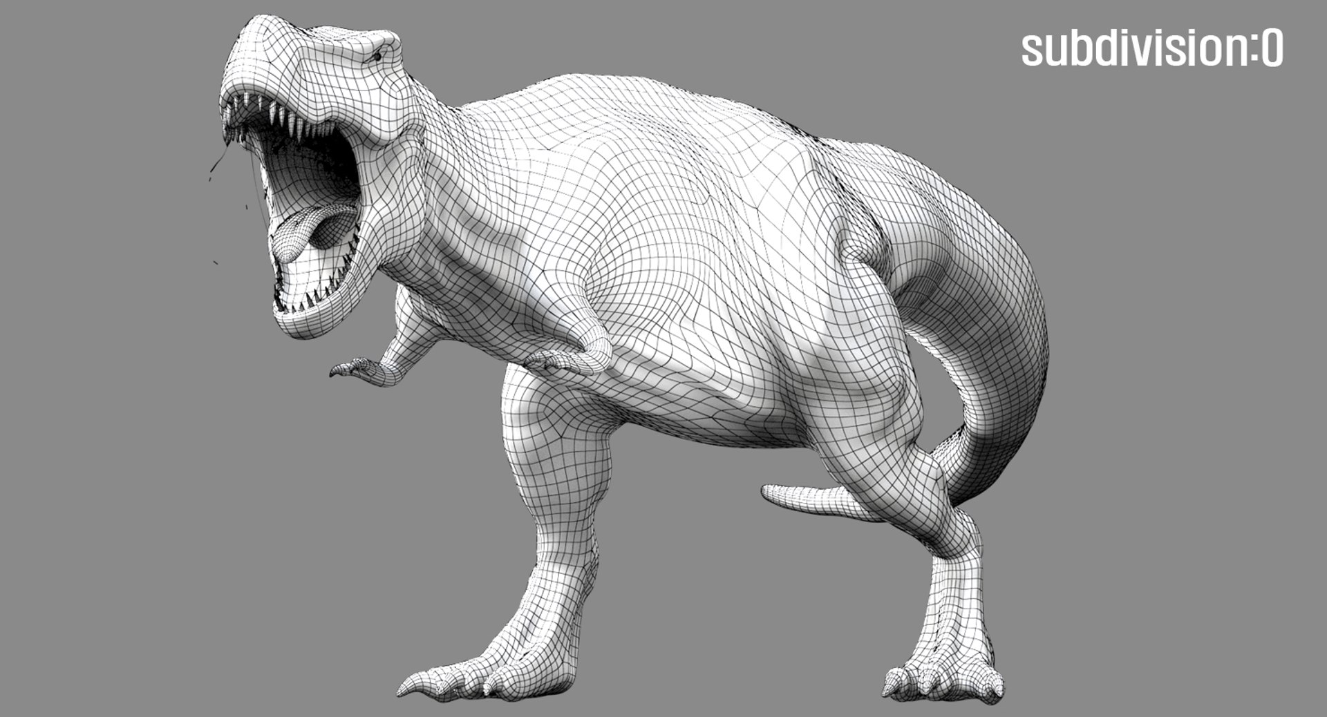 3D v-ray rigged rex - TurboSquid 1408312