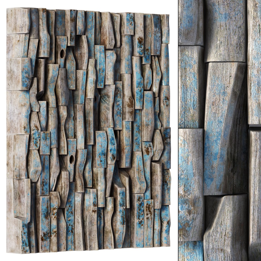 3D Wood panel n5 - TurboSquid 2108387