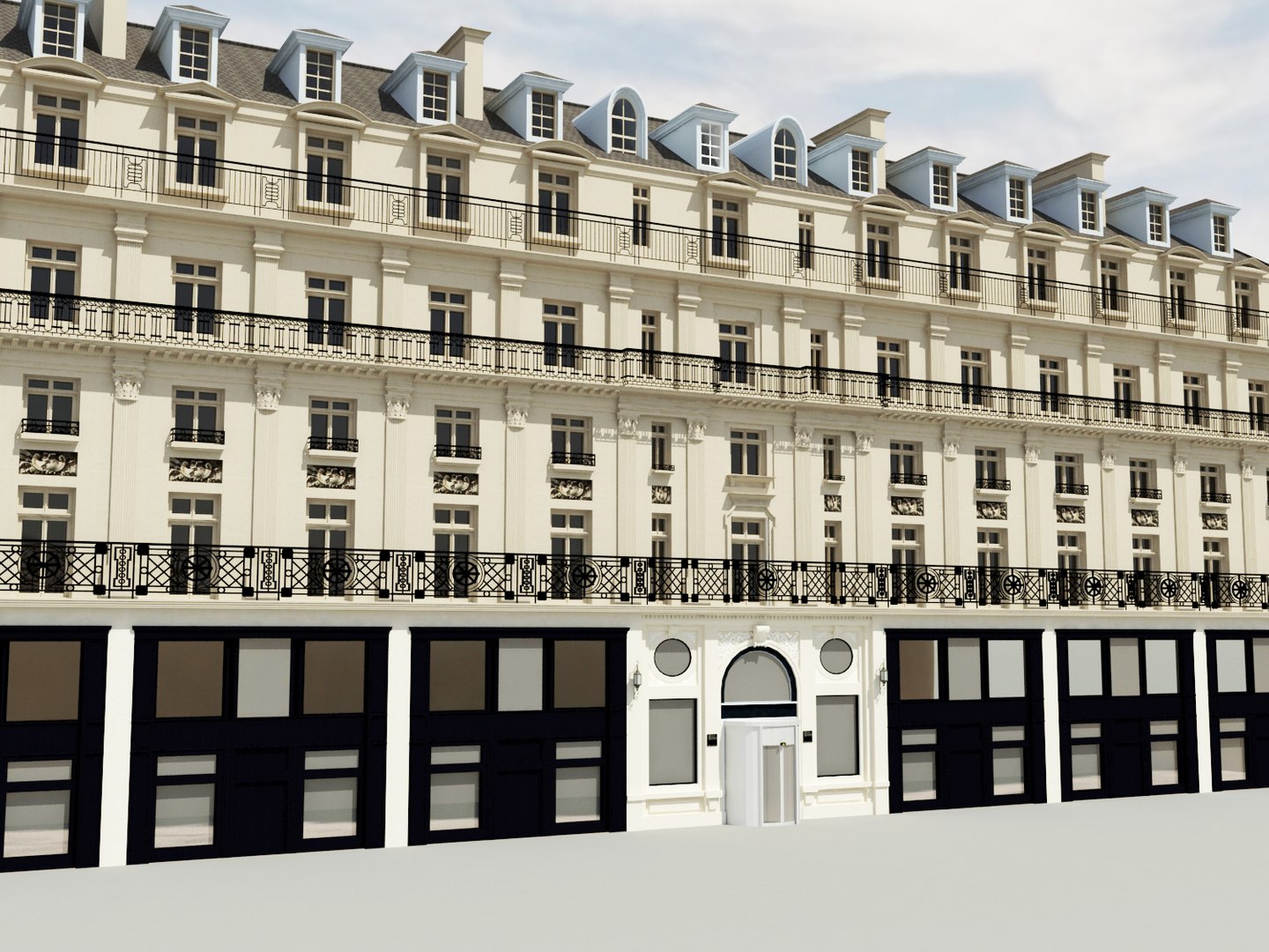 3d Model Of Hotel
