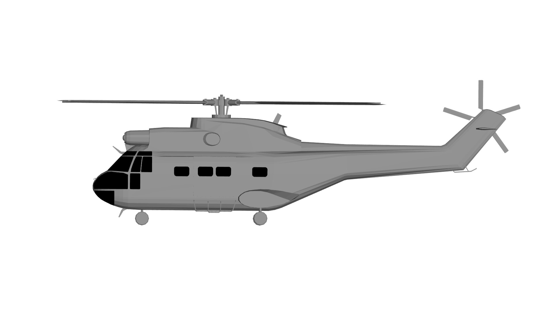 3D Sud-Aviation SA330 Puma Model - TurboSquid 1985873