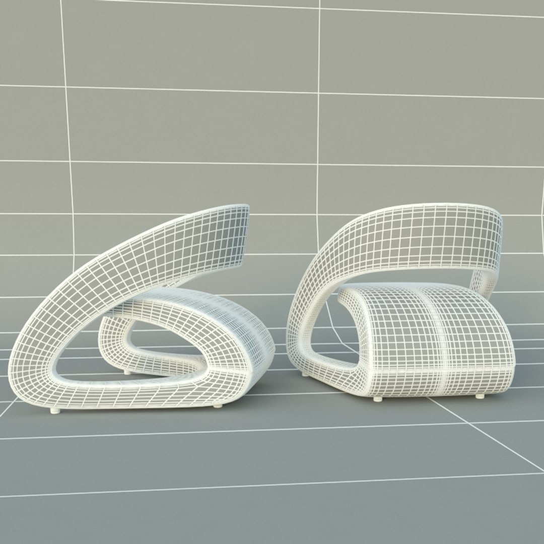 Free Smile Chair 3d Model
