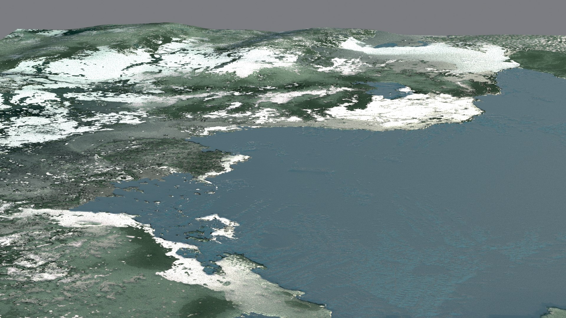 Coast Map 3D Model - TurboSquid 1979342