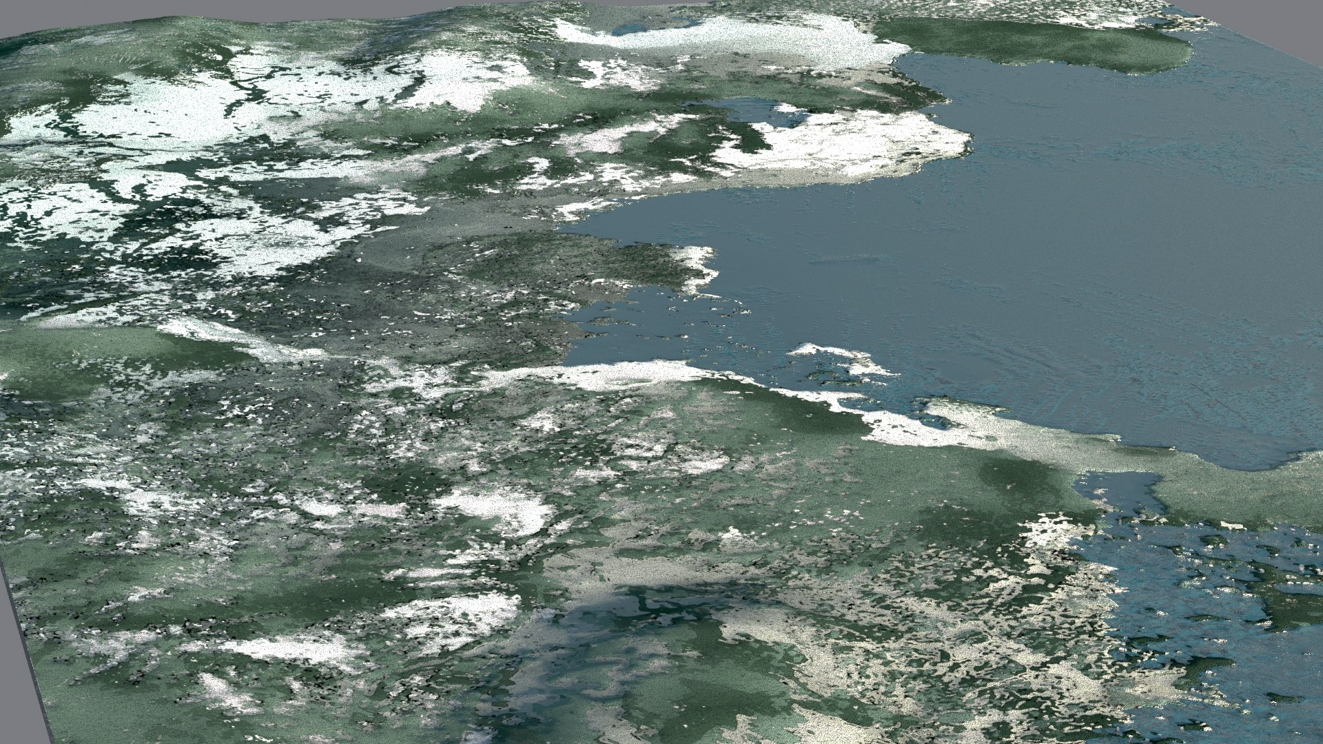 Coast Map 3D Model - TurboSquid 1979342