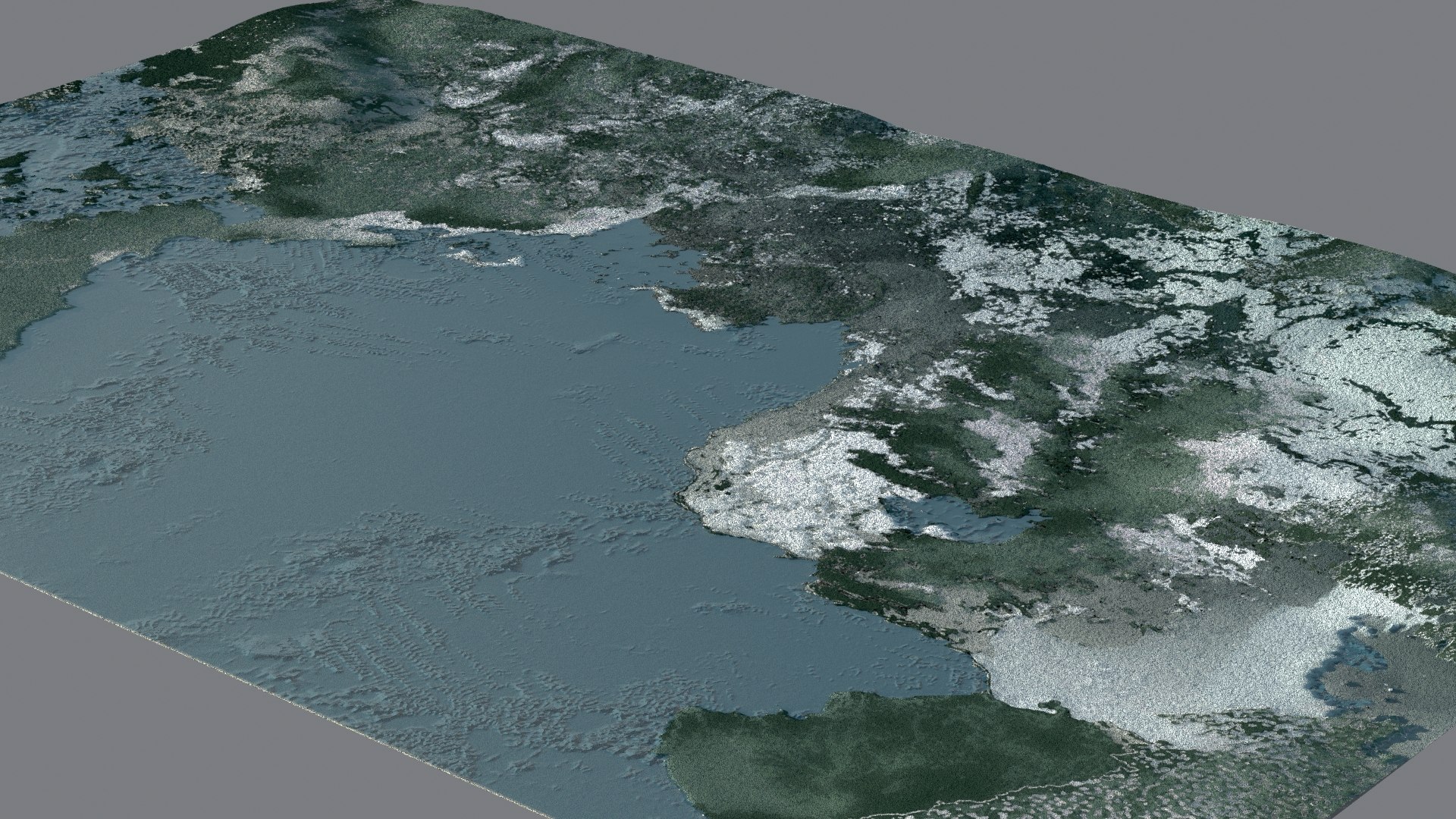 Coast Map 3D Model - TurboSquid 1979342