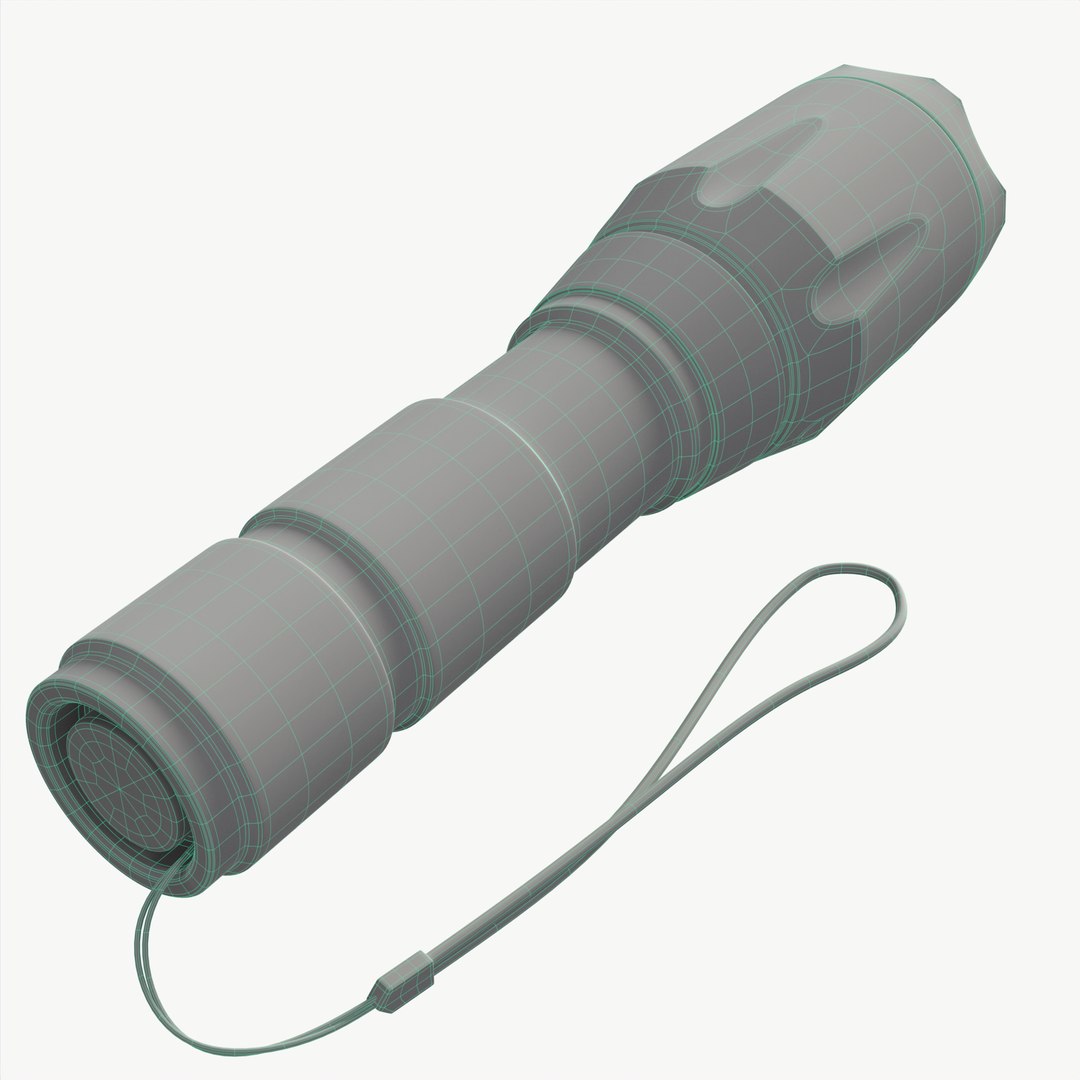 3D Flashlight Model - TurboSquid 2139112