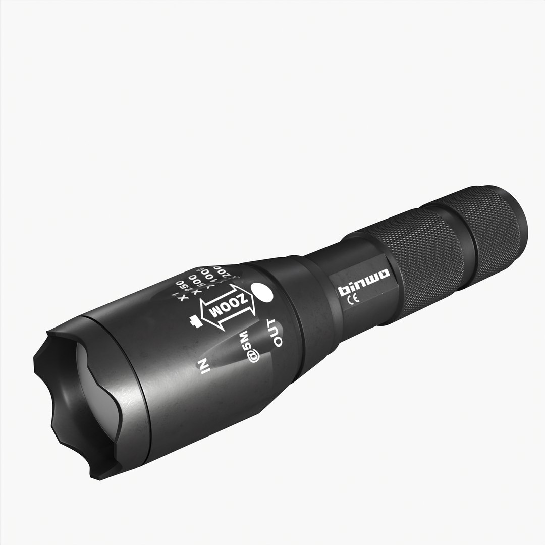 3D Flashlight Model - TurboSquid 2139112