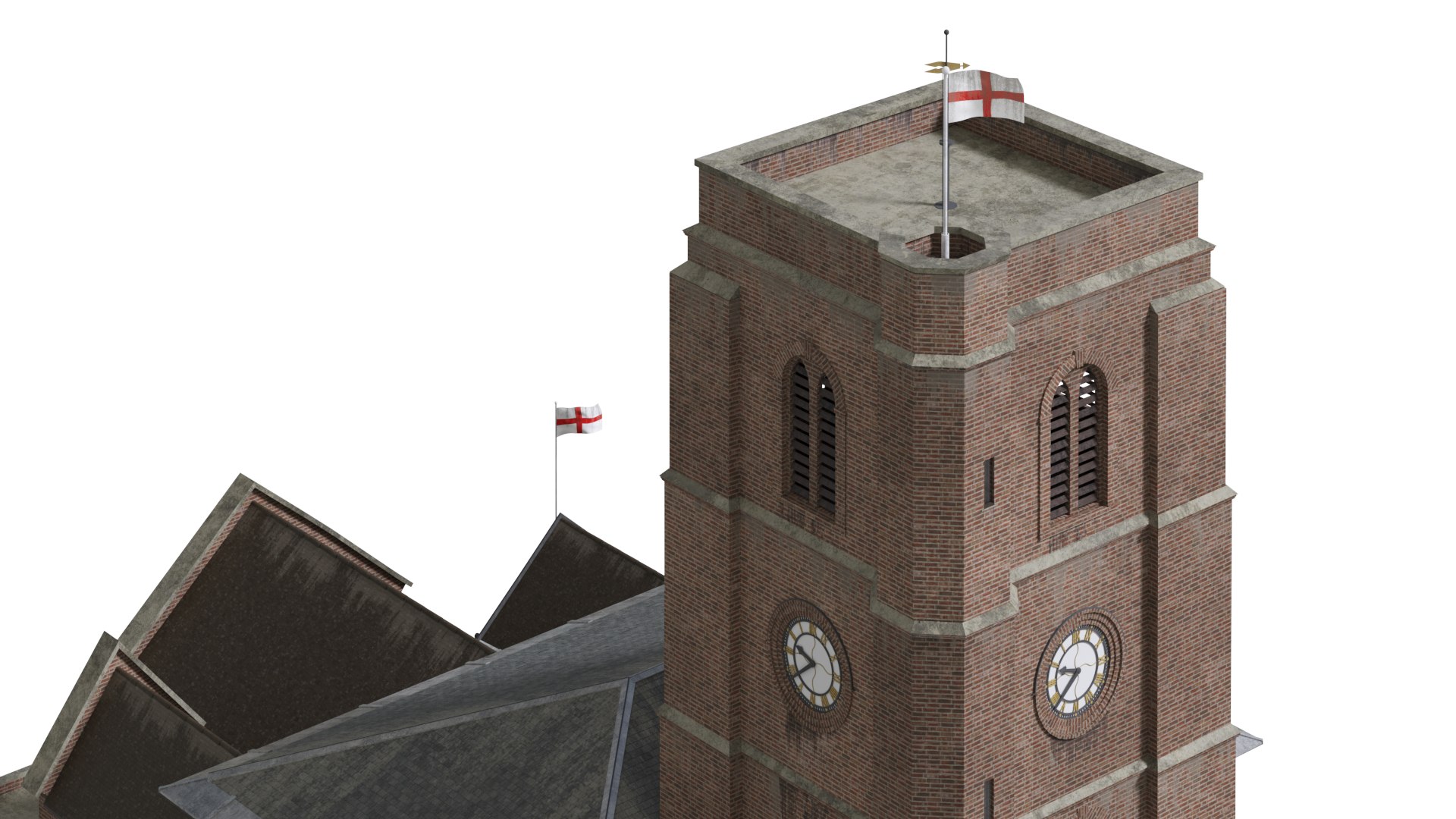 3D England Building Old Church - TurboSquid 2134229