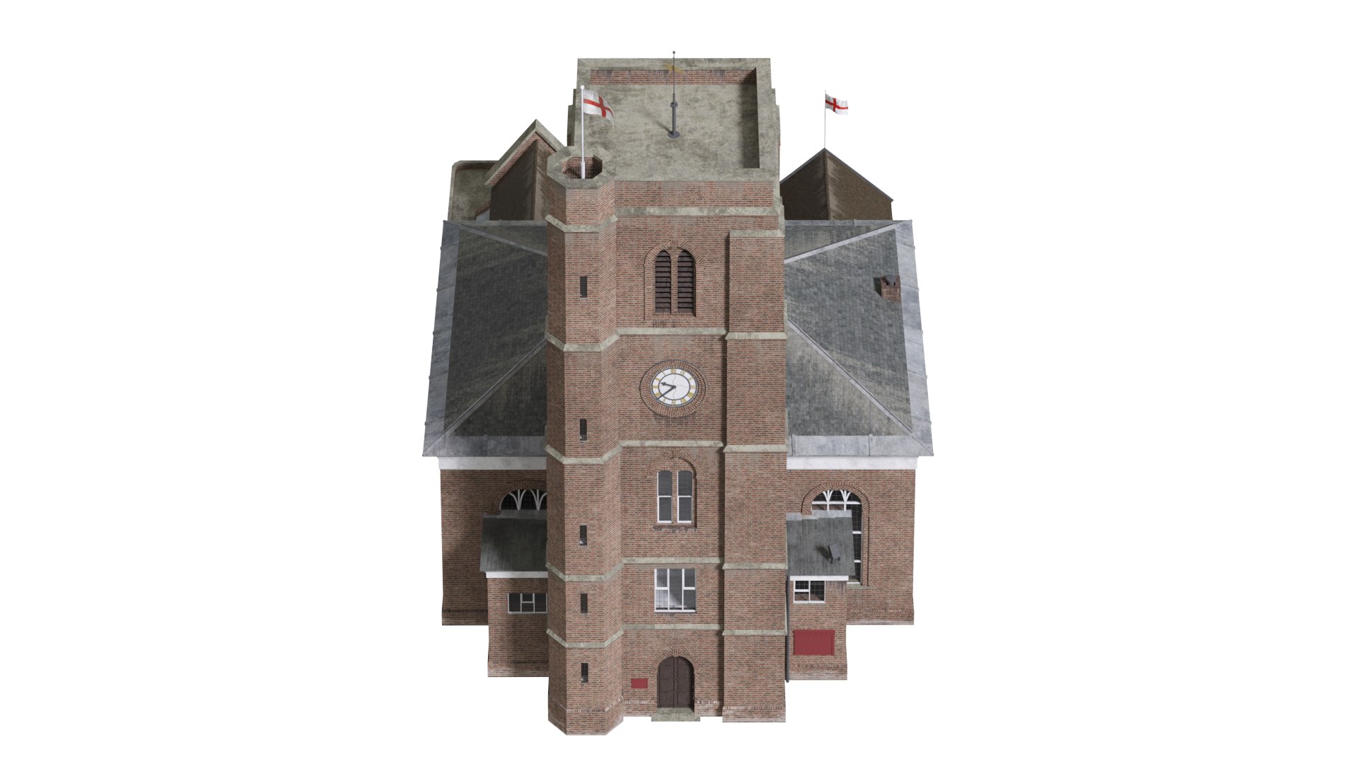 3D England Building Old Church - TurboSquid 2134229