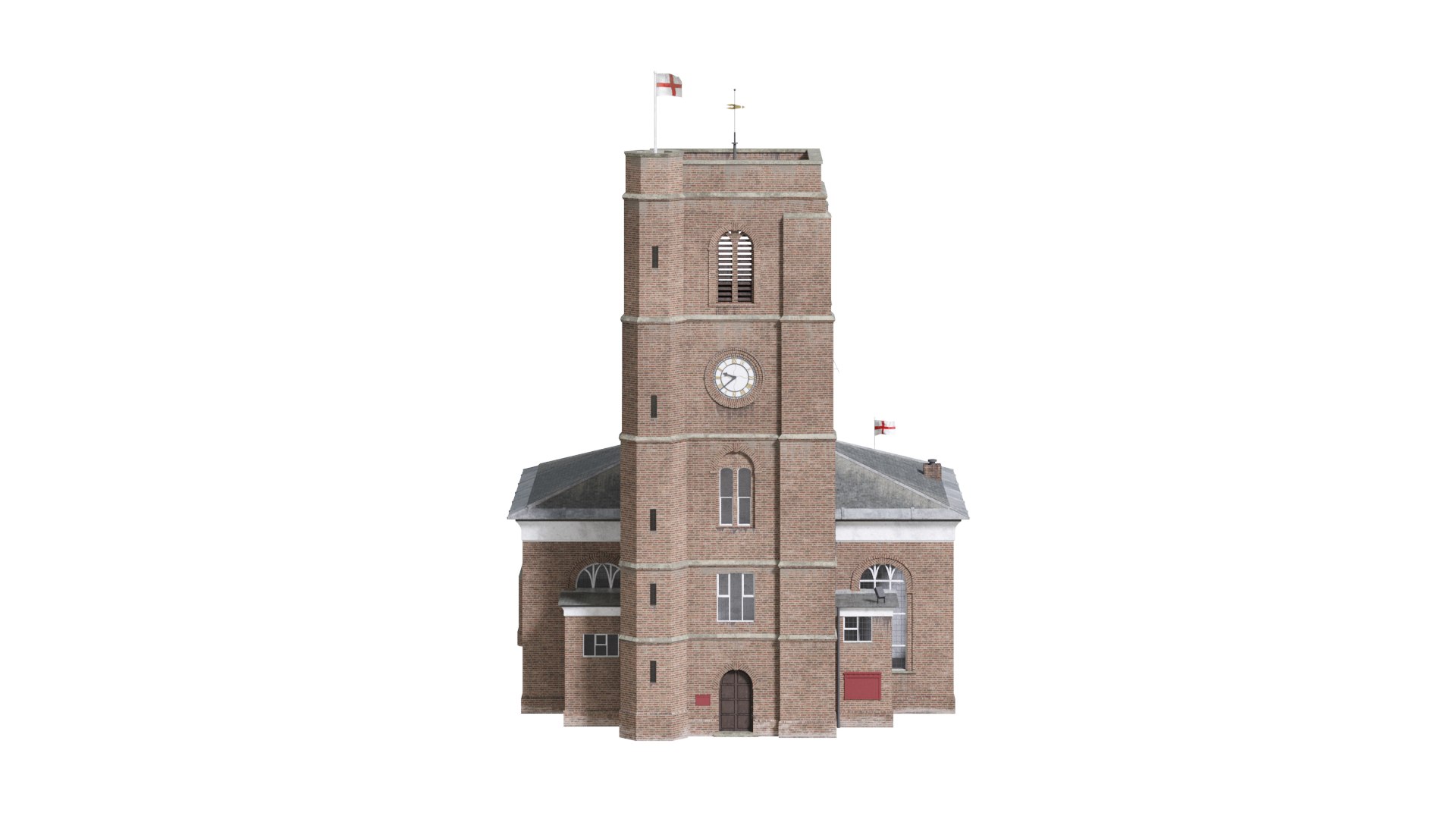 3D England Building Old Church - TurboSquid 2134229