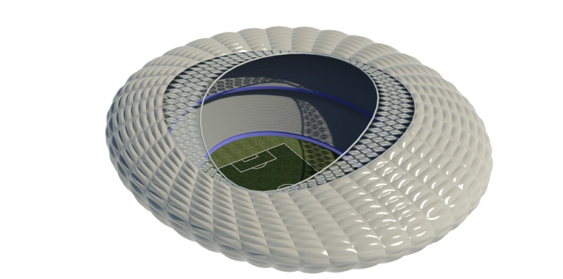 3d parametric stadium - computational model