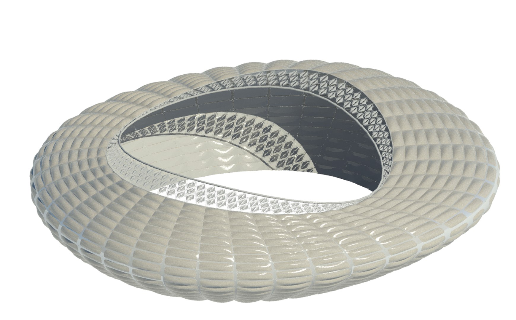 3d parametric stadium - computational model