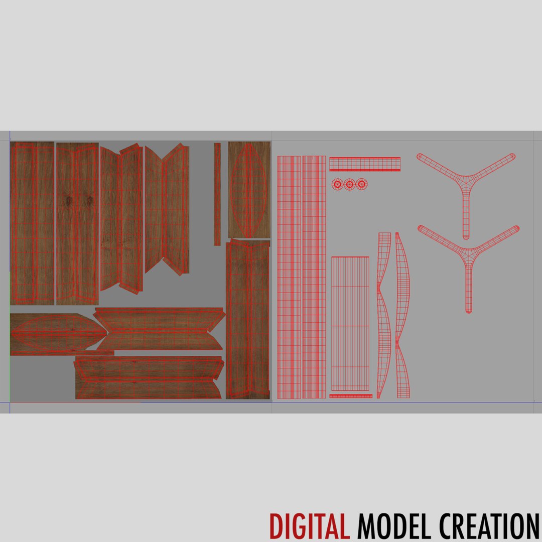 maya table furniture