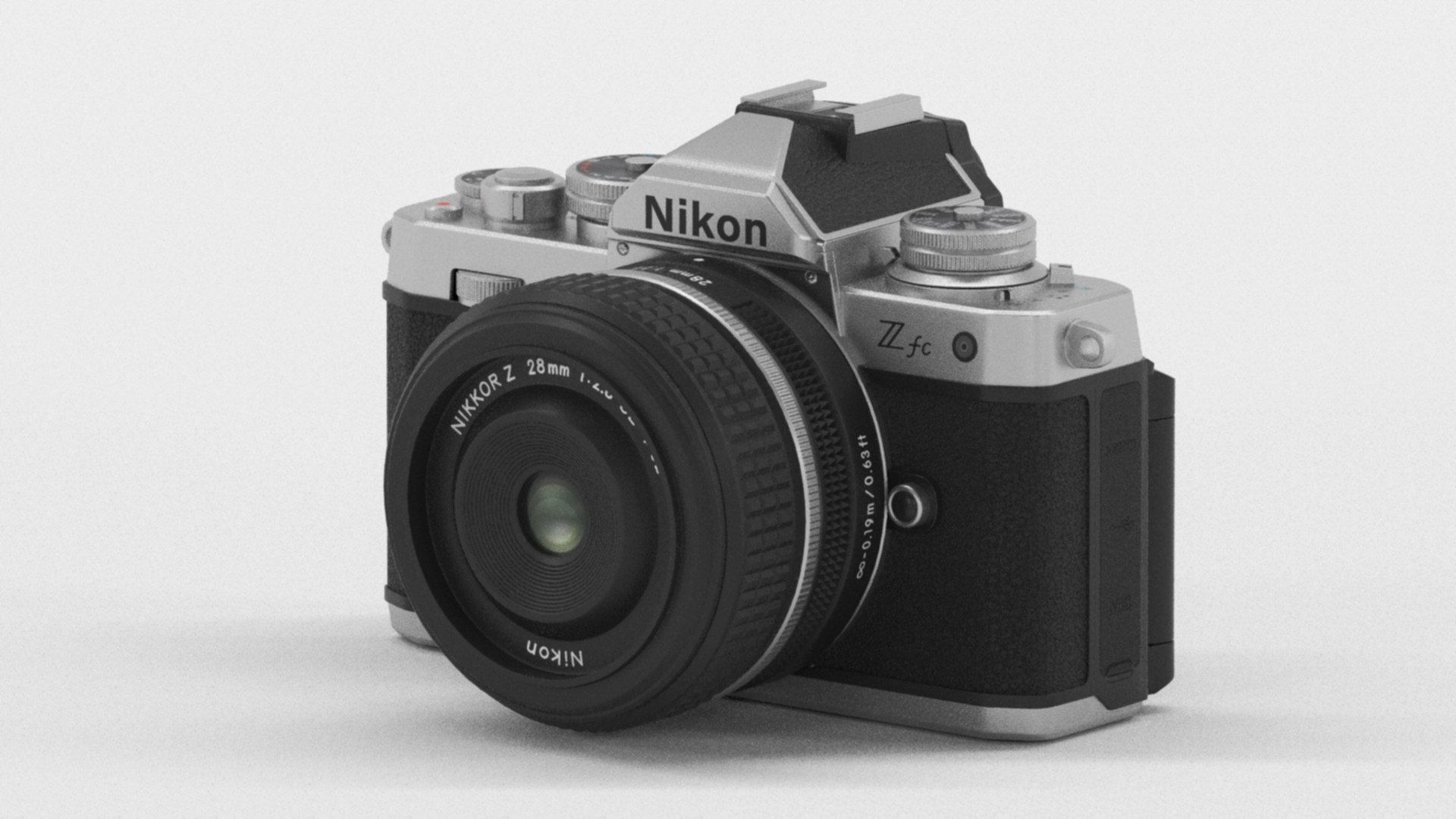 3D Nikon Z Fc ZfcLK28SE MILC Digital Camera Special Edition Model ...